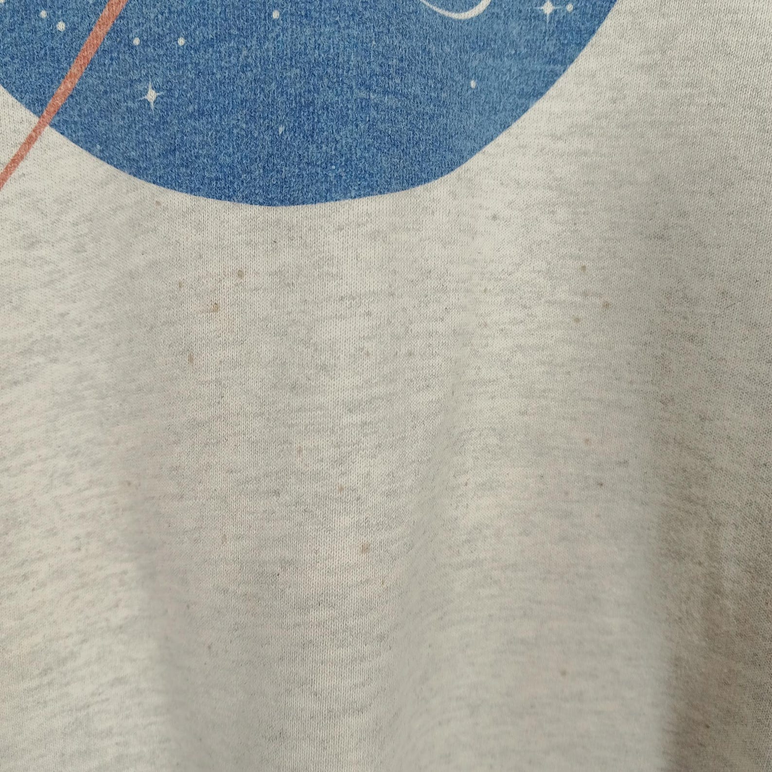 NASA Crewneck Sweatshirt, Vintage Mid Weight Sweater, Grey Jumper Size ...