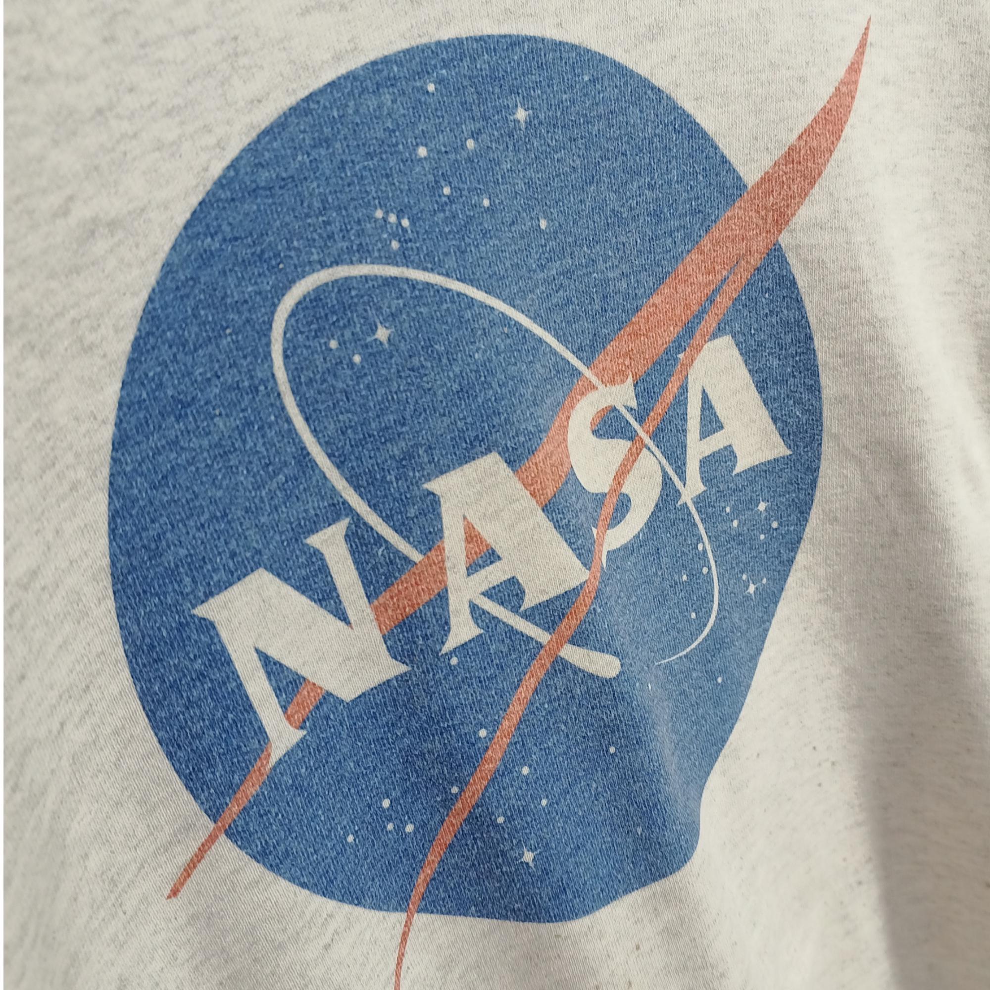 NASA Crewneck Sweatshirt, Vintage Mid Weight Sweater, Grey Jumper Size ...