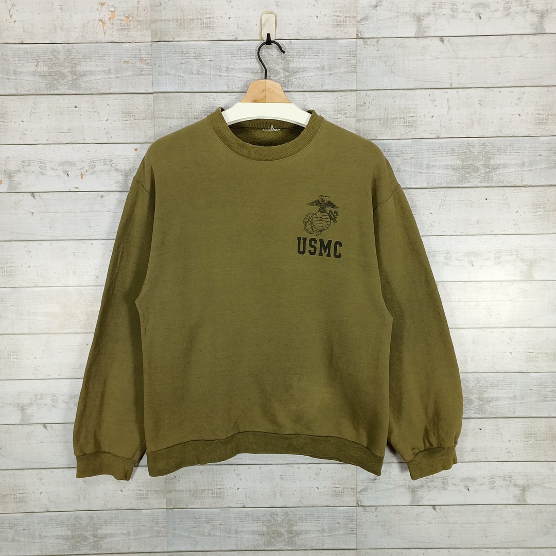 90s USMC Crewneck Sweatshirt , Vintage United States Marines Corps ...