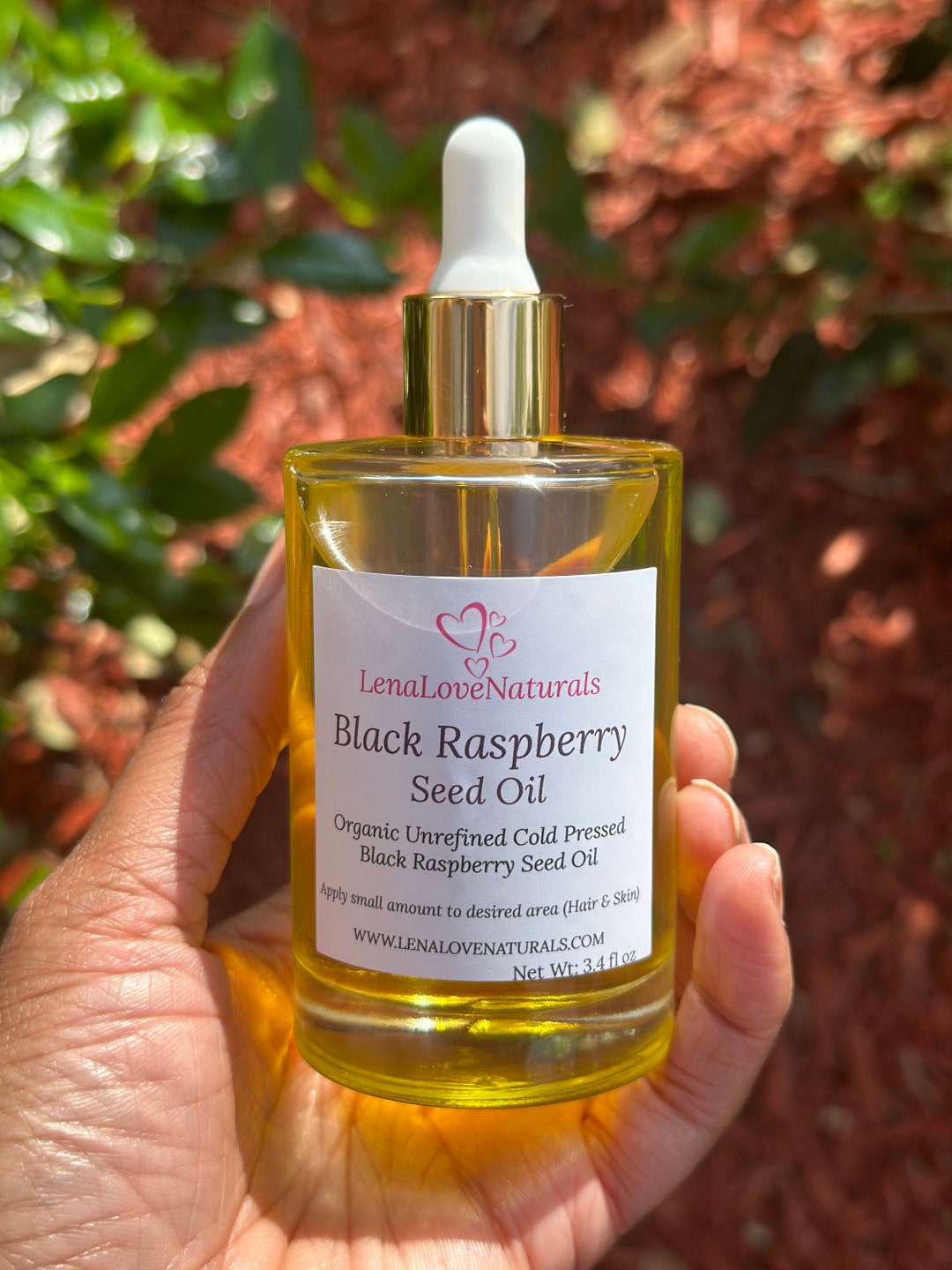 Black Raspberry Seed Oil Infused Organic Blackberry Leaves | Organic ...