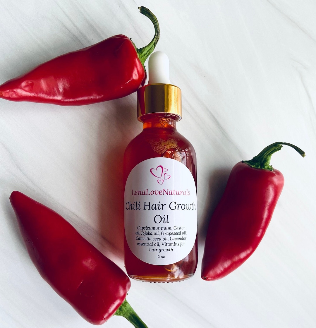 Chili Pepper Hair Oil | Super Concentrated Cayenne Pepper Hair Growth ...