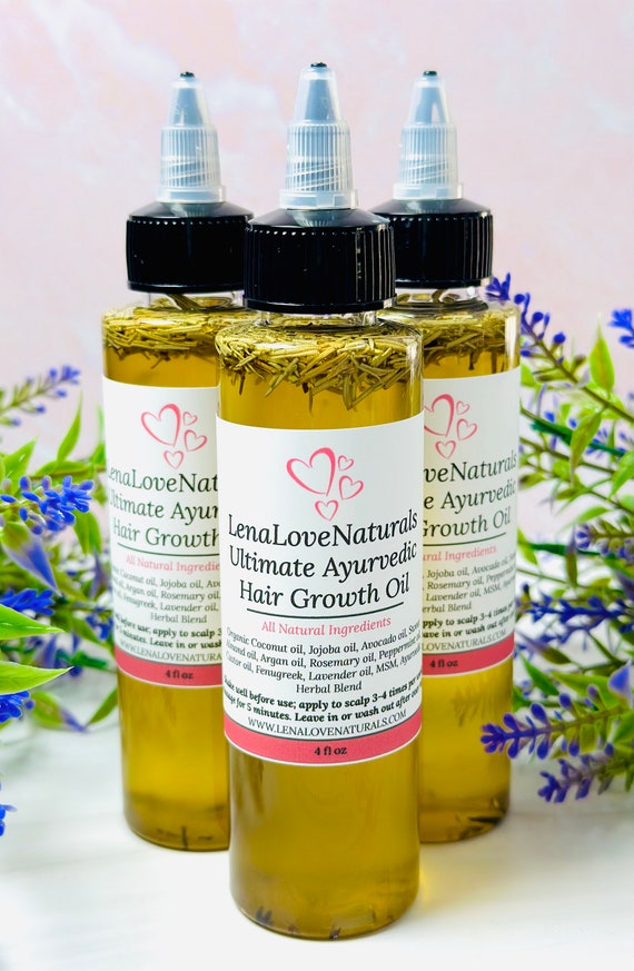 Ayurvedic Hair Growth Oil Extra Strength Rosemary Hair Oil Peppermint Hair Oil Hair Growth Serum All Hair Types Herbal Hair Oil Etsy