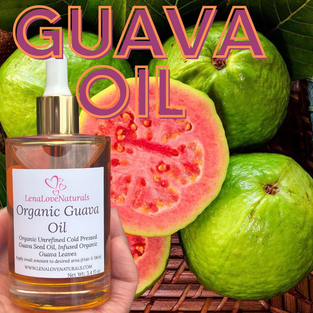 Guava Seed Oil Organic Handcrafted Body Oil Infused Guava Leaves for ...