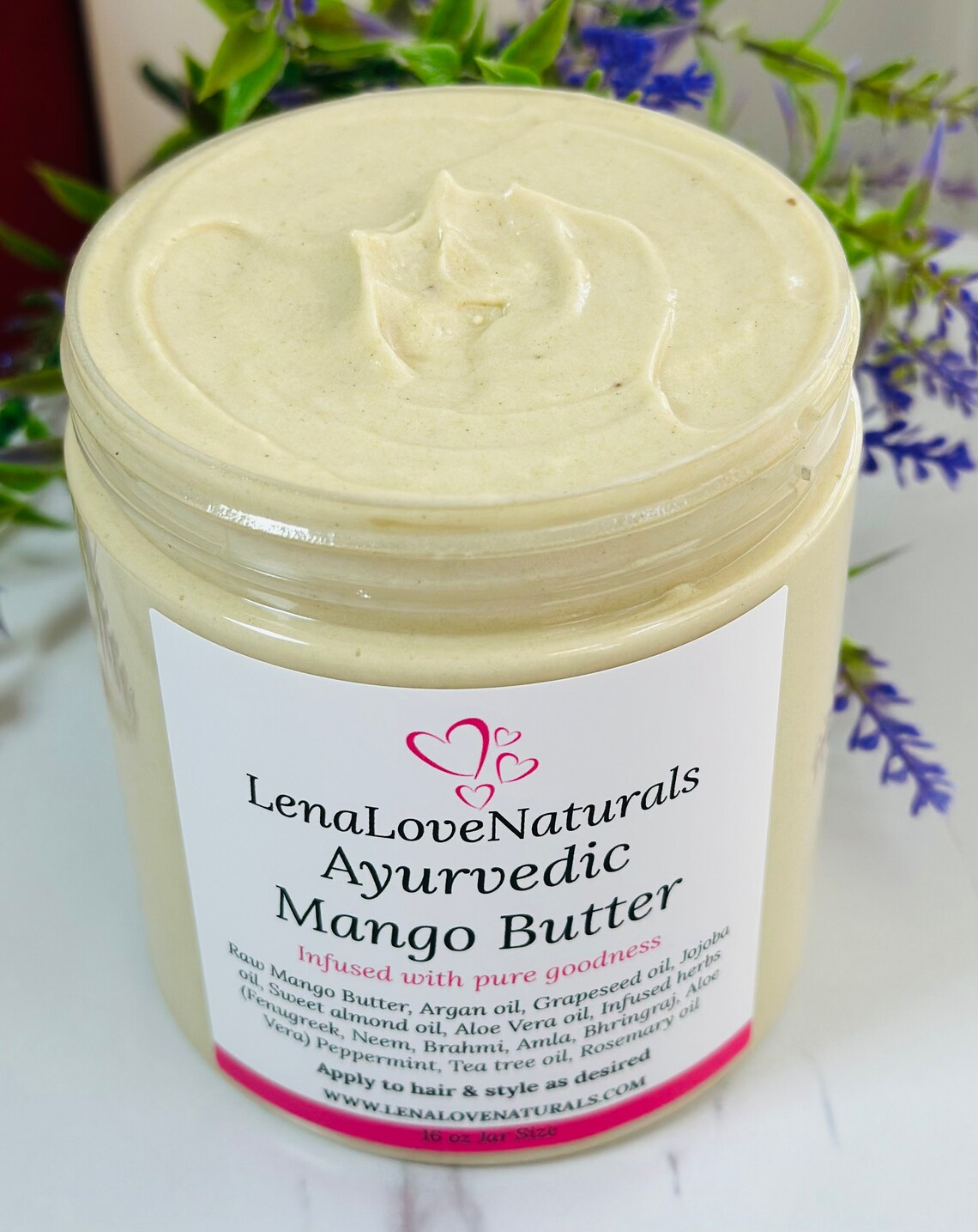 Ayurvedic Whipped Mango Hair Growth Butter | 16oz Jar - Etsy