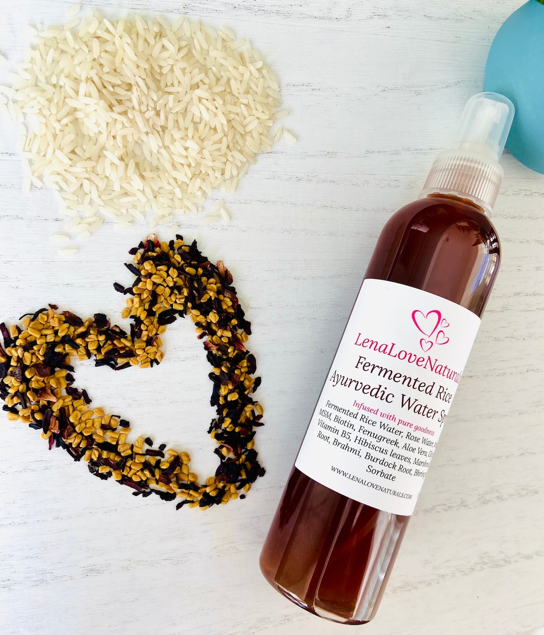 Rice Water Hair Spray Fermented Ayurvedic Rice Water, Rice Water for ...