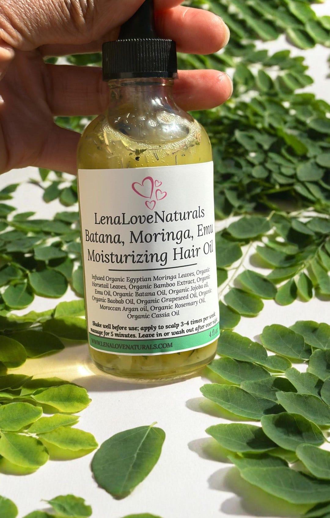 Batana Oil + Emu Moringa Hair Oil | Natural Hair Growth Oil - Etsy