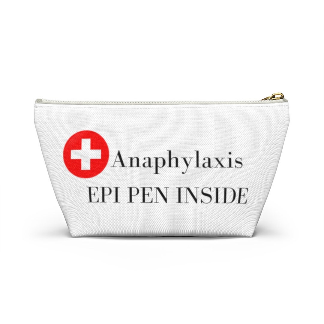 Anaphylaxis EPI Pen Accessory Pouch W T-bottom, Emergency Allergy ...