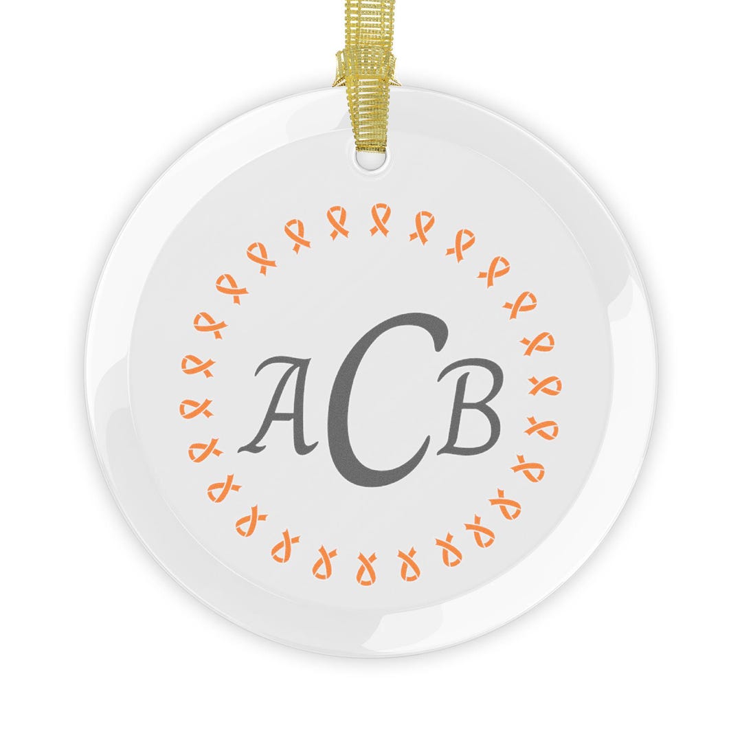 Personalized Multiple Sclerosis Glass Ornament: MS Stocking Stuffer - Etsy