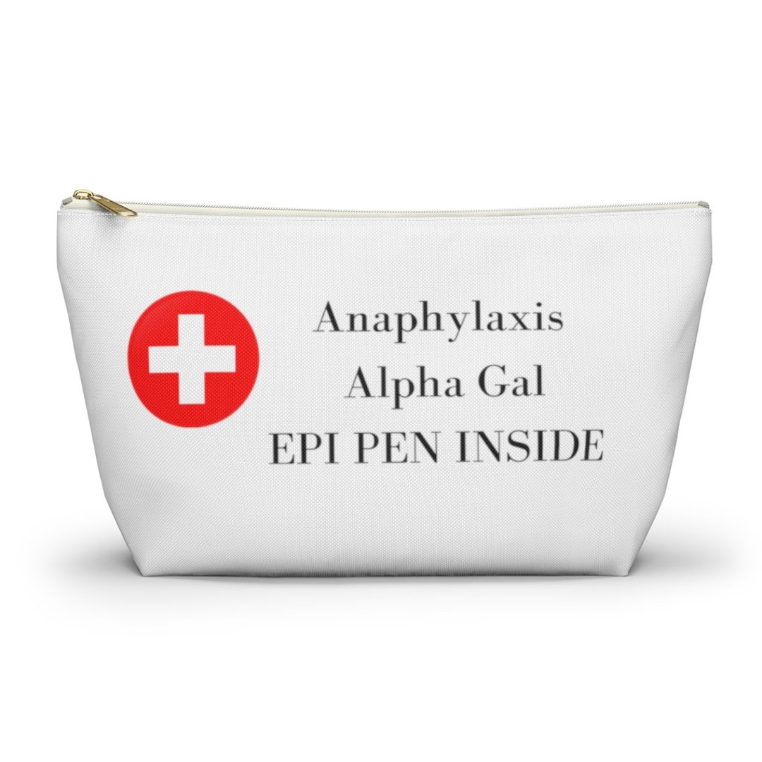 Alpha Gal EPI Pen Accessory Pouch W T-bottom, Alpha Gal Allergy ...