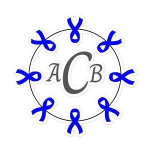 Personalized Colon Cancer Stickers - Etsy