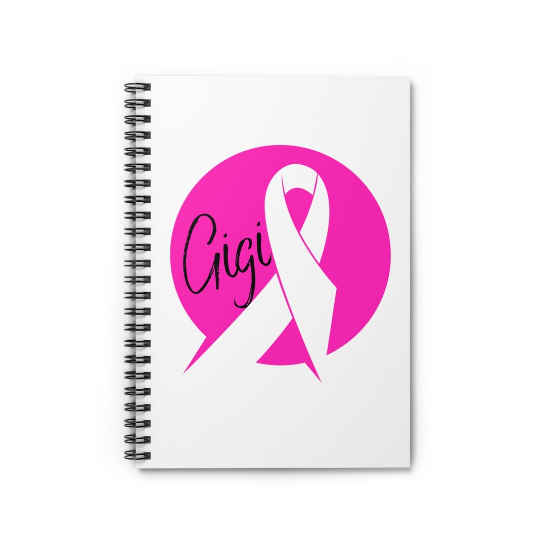 Personalized Breast Cancer Spiral Notebook - Ruled Line, Breast Cancer ...