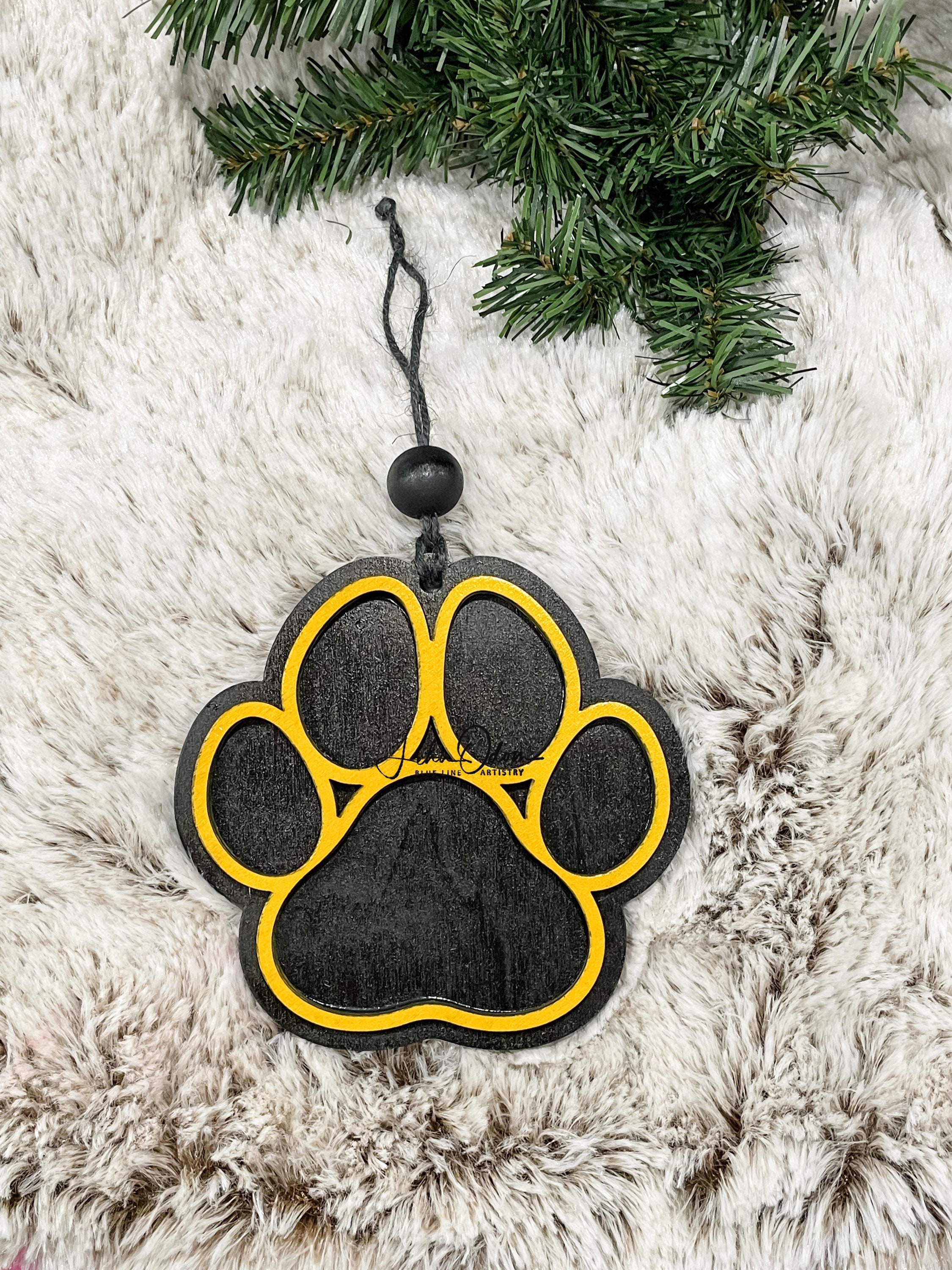 Paw Print Ornaments | Dog Paw | Cat Paw| Bulldog Paw | Tiger Paw ...
