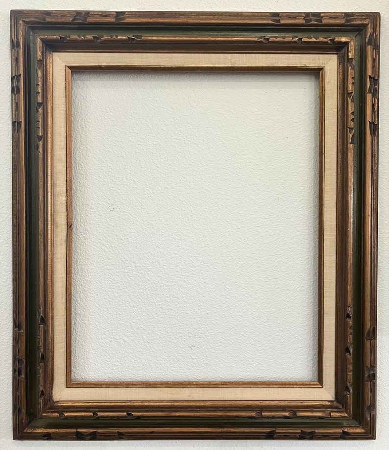 Mid-century Mexican Carved Wood Frame 16x20 - Etsy