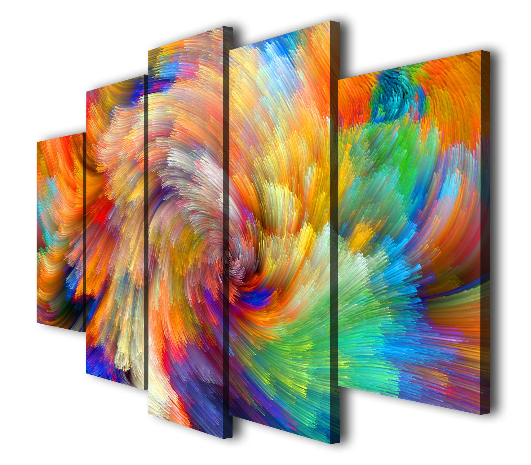 Abstract canvas multi panel art Abstract wall decor Abstract | Etsy