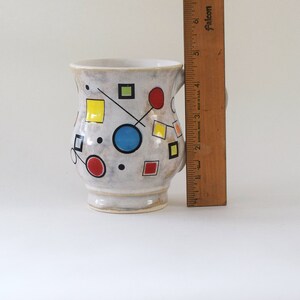 Geometric Abstraction Stoneware Mug - Etsy