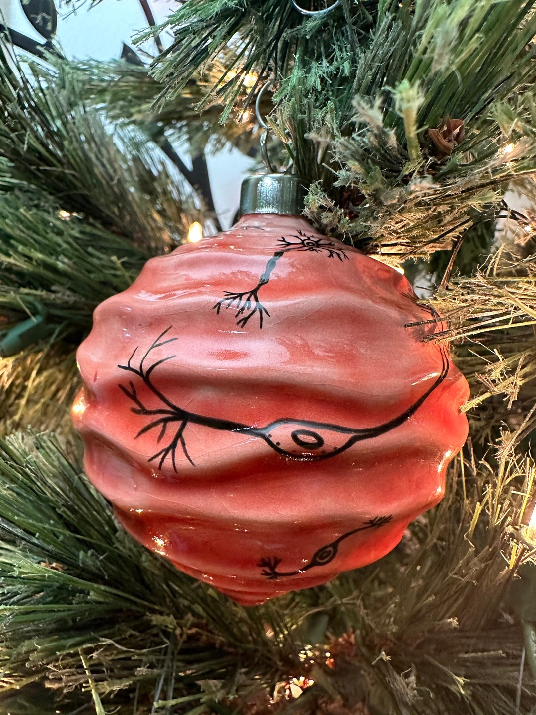 Christmas Tree Ornament With Neurons - Etsy