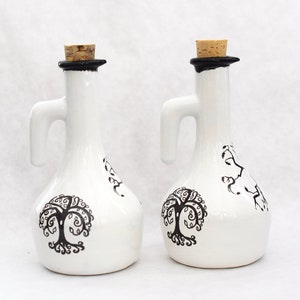 Mid Century Modern Tree Birds Cruets - Etsy