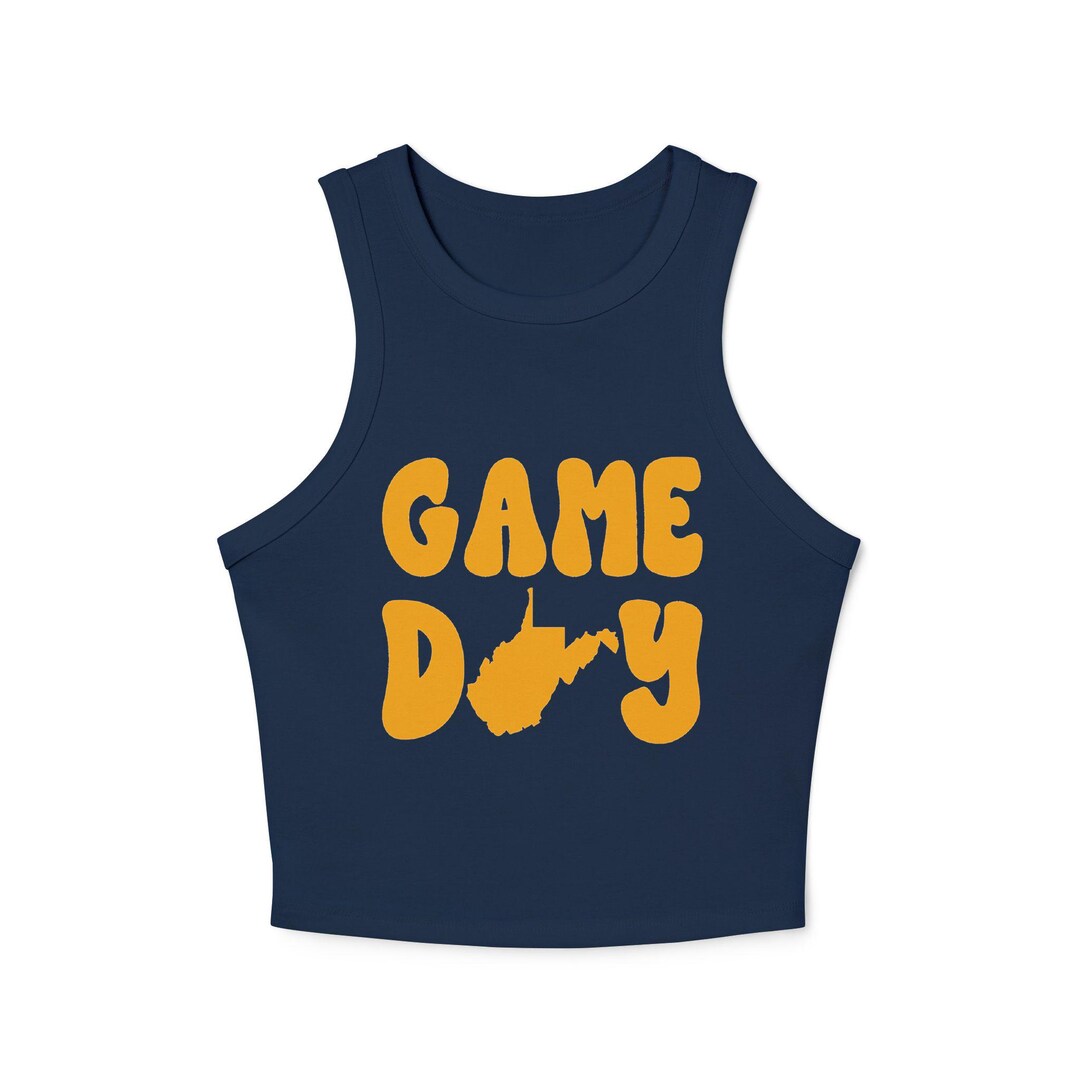 Retro Game Day Fitted Crop Top - Etsy