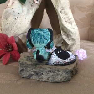 Weirdcore/dreamcore Lps Dog Custom Painted Figure With Eye Mask - Etsy