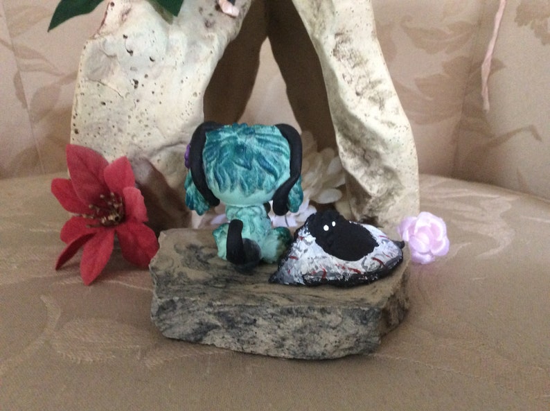 Weirdcore/dreamcore Lps Dog Custom Painted Figure With Eye Mask - Etsy