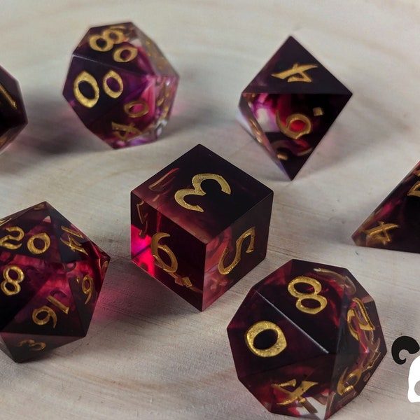 Set of 7 Piece Dice - Etsy