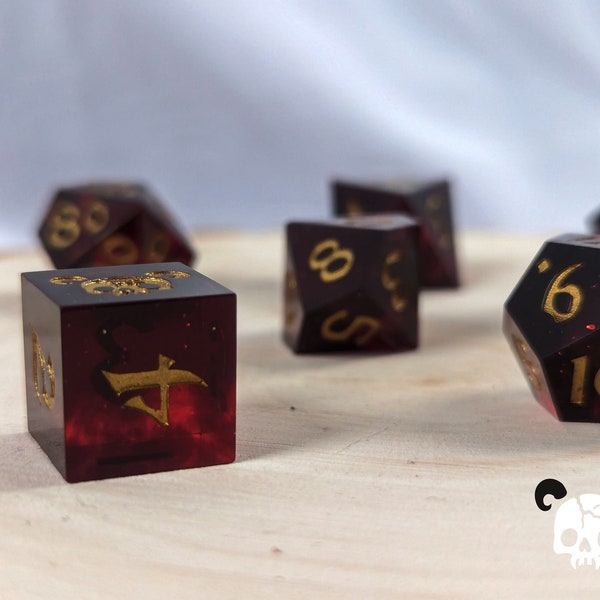 Set of 7 Piece Dice - Etsy