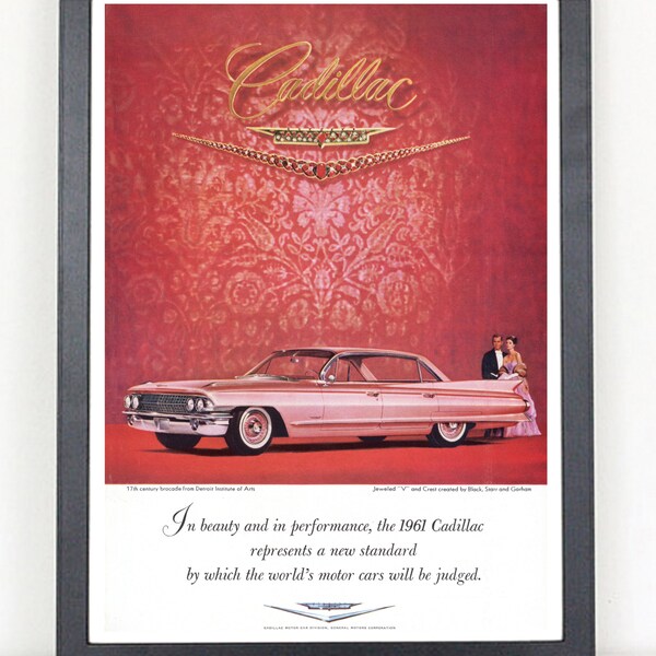 Cadillac Poster - Etsy