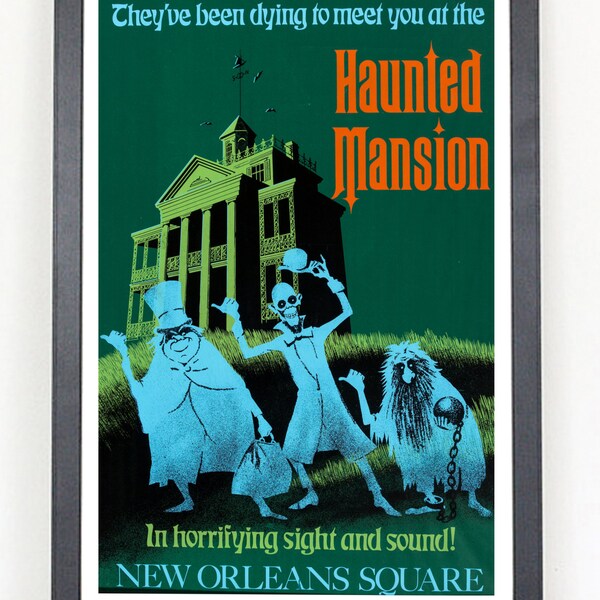 Haunted Mansion Poster - Etsy