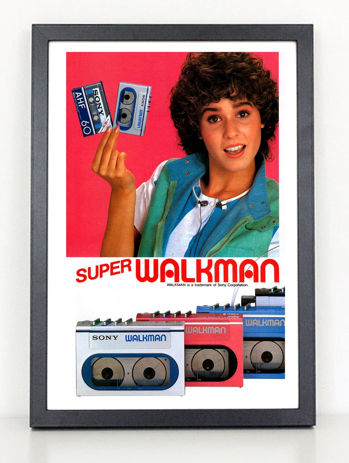 80's Walkman Poster - Etsy