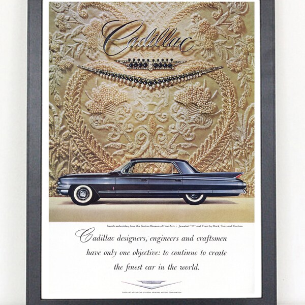 Cadillac Poster - Etsy