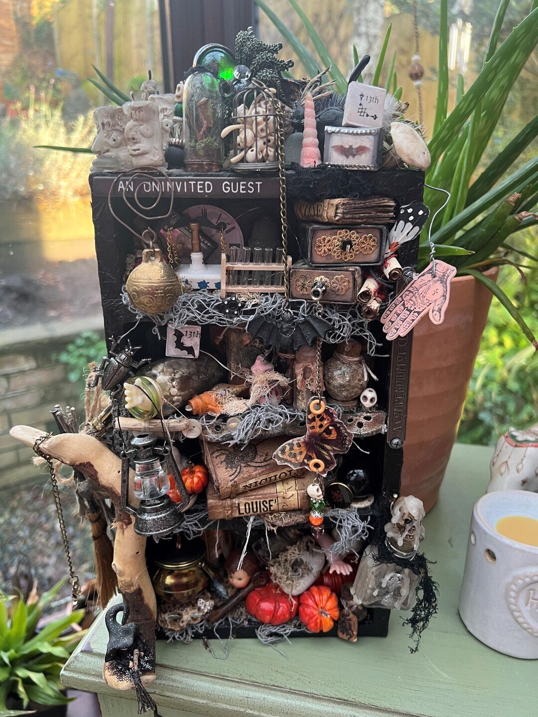 Witches Apothecary - Witch Diorama - Witch Miniature - Etsy