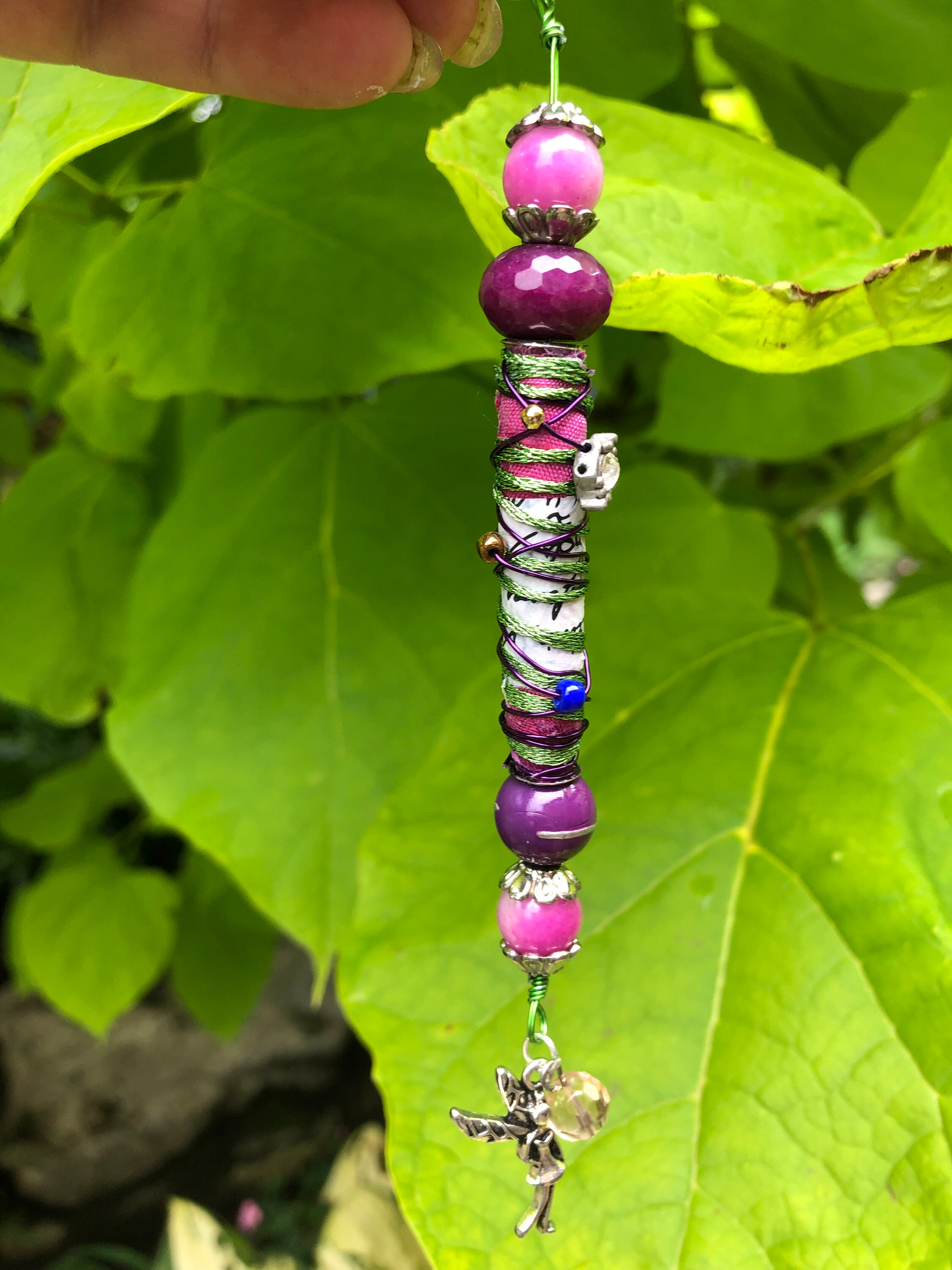 Gypsy / boho dangle tassel fairy tassel fairy charm | Etsy