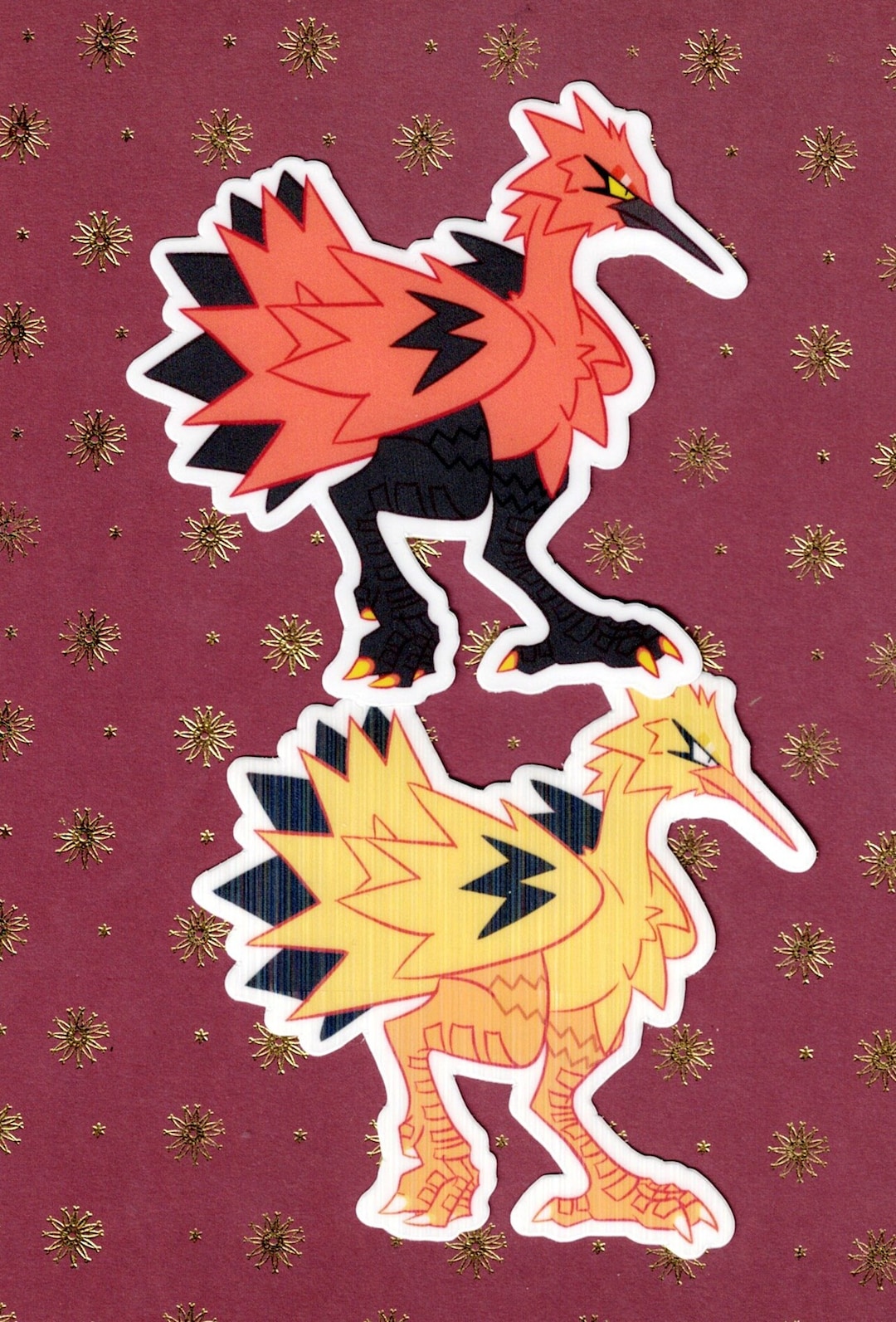 Galarian Zapdos Vinyl Sticker + Holographic Shiny Alt - Etsy