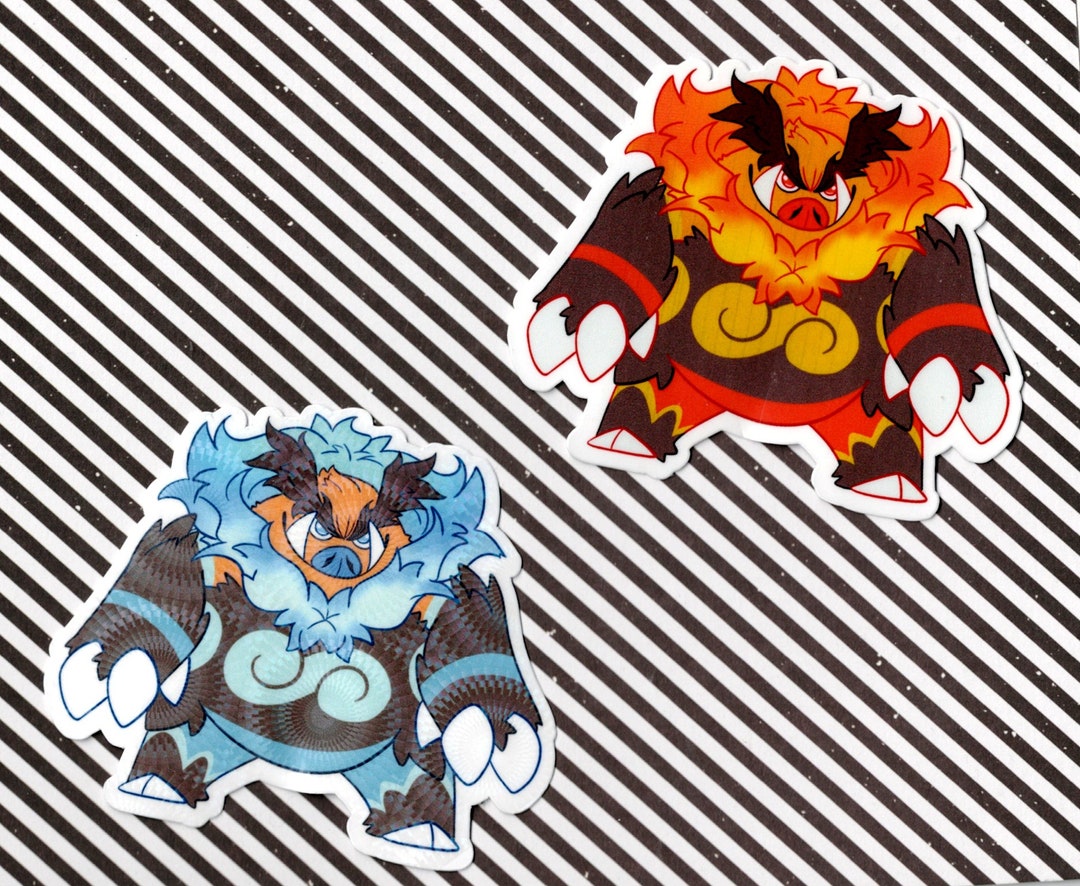 Emboar Vinyl Sticker + Holographic Shiny Alt - Etsy