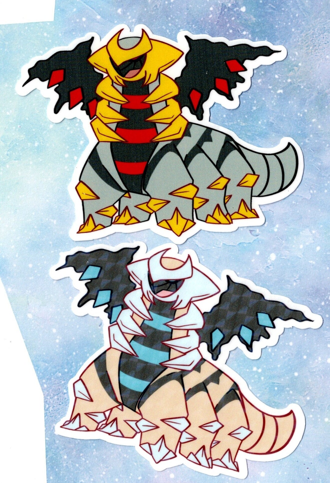 Giratina Vinyl Sticker + Holographic Shiny Alt - Etsy