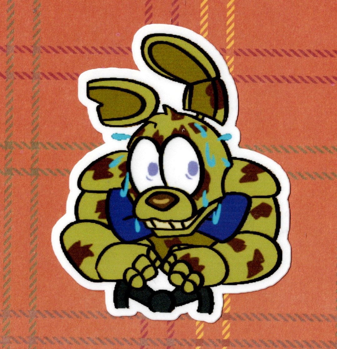 Springtrap Funny Meme FNAF Vinyl Sticker - Etsy