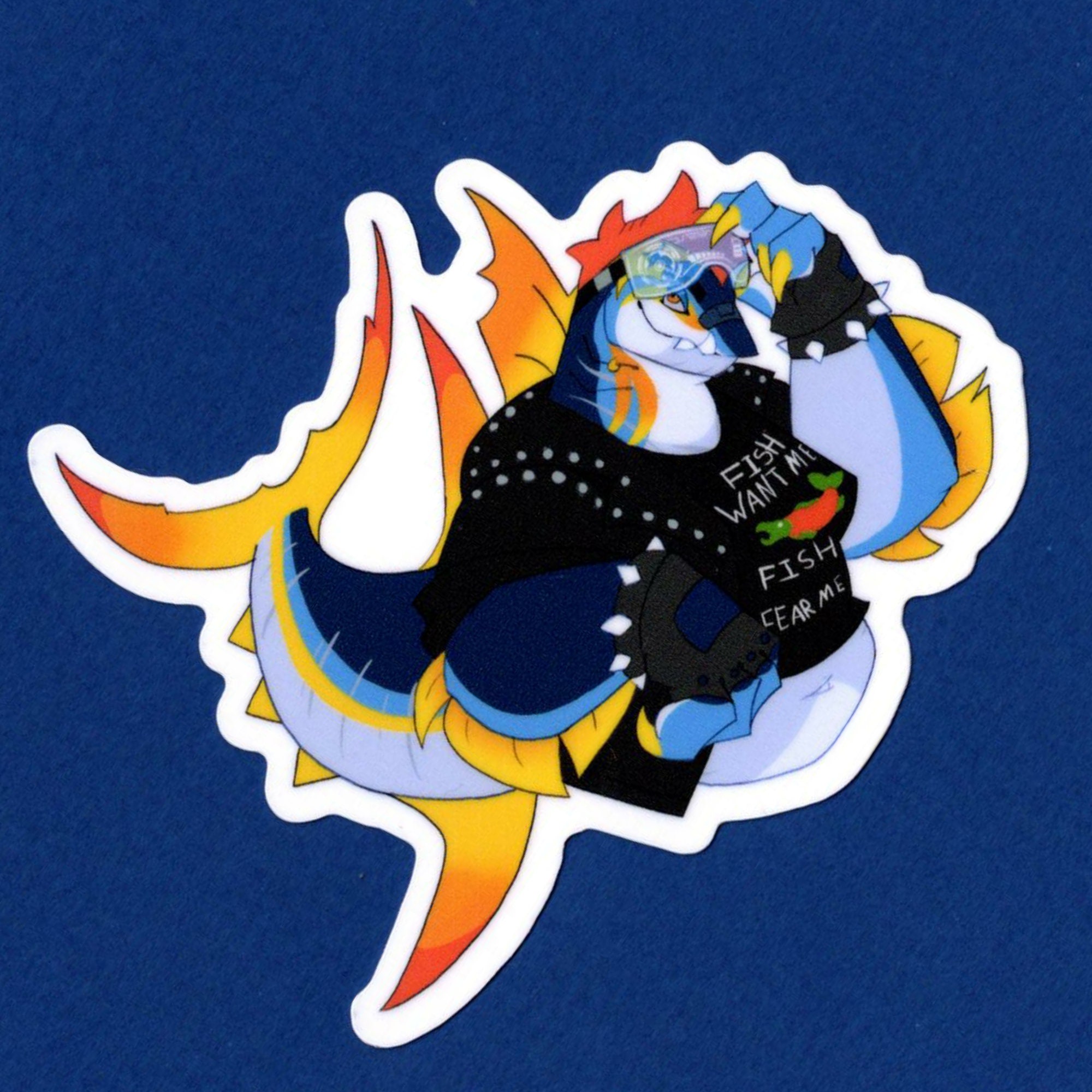 Furry Anthro Tuna Fish Sticker - Etsy