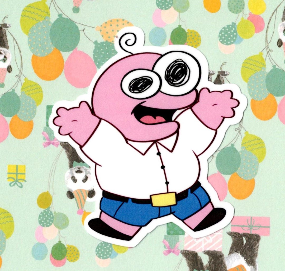 Pim Smiling Friends Vinyl Sticker - Etsy