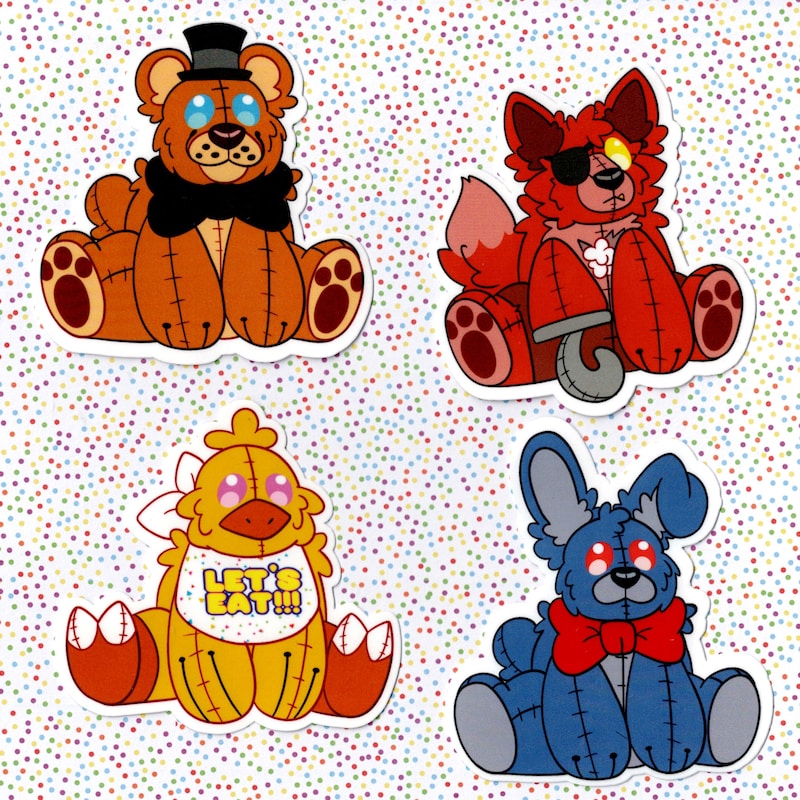 Vinyl Five Nights at Freddys Stickers - Etsy