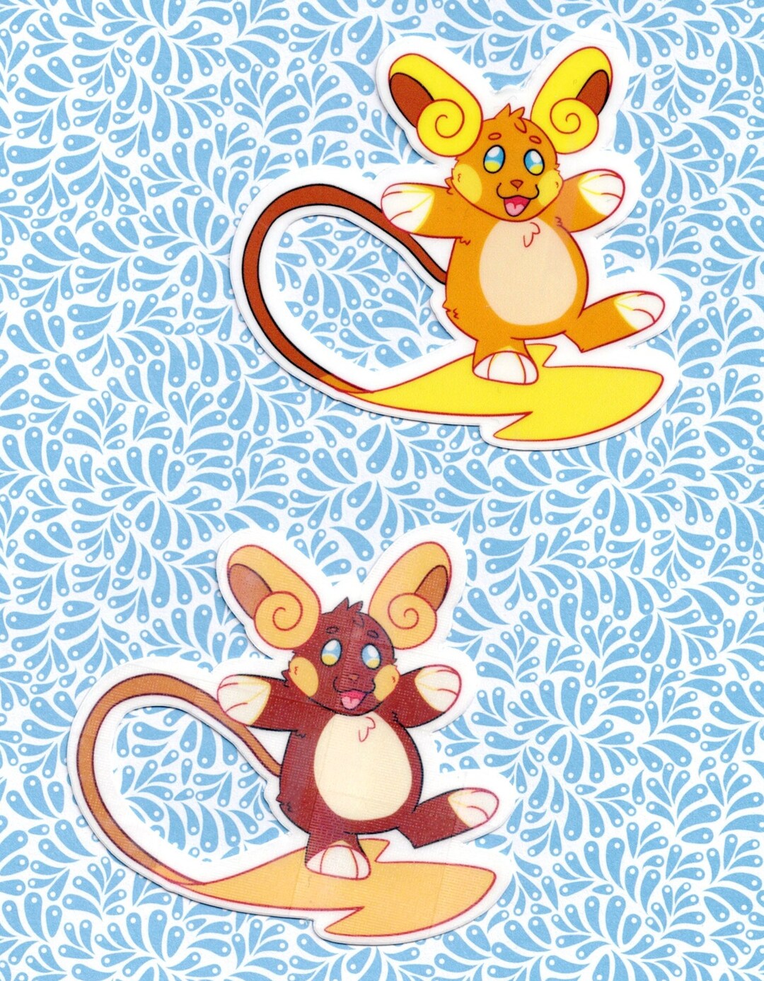 Alolan Raichu Vinyl Sticker W/ Holographic Shiny Alt - Etsy