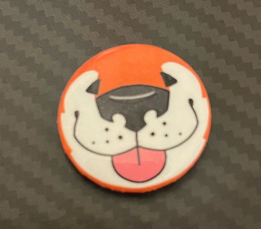 Red Fox Snoot Furry 1'' Pin Buttons - Etsy
