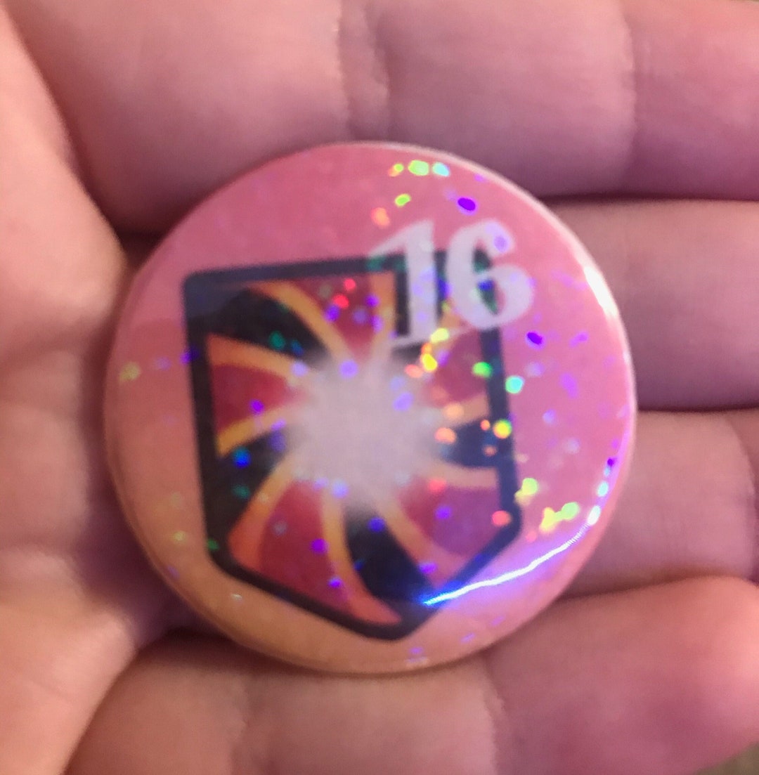 Pink Vuln Stack FFXIV Final Fantasy XIV 1.50'' Holographic Pinback ...