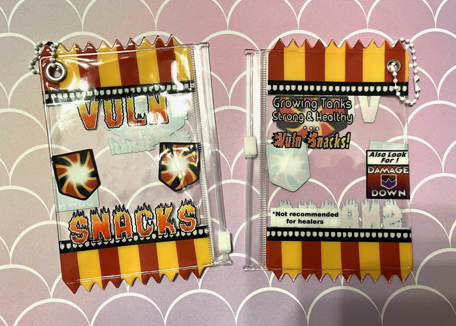 Vuln Snacks Final Fantasy FFXIV Meme Zipper Pouch Charm - Etsy