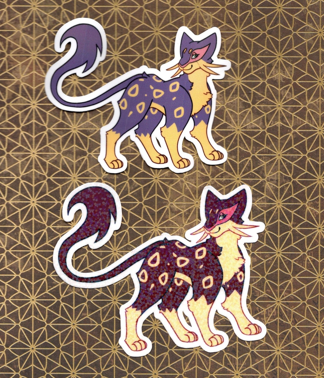 Liepard Pokemon Vinyl Sticker + Holographic Shiny - Etsy