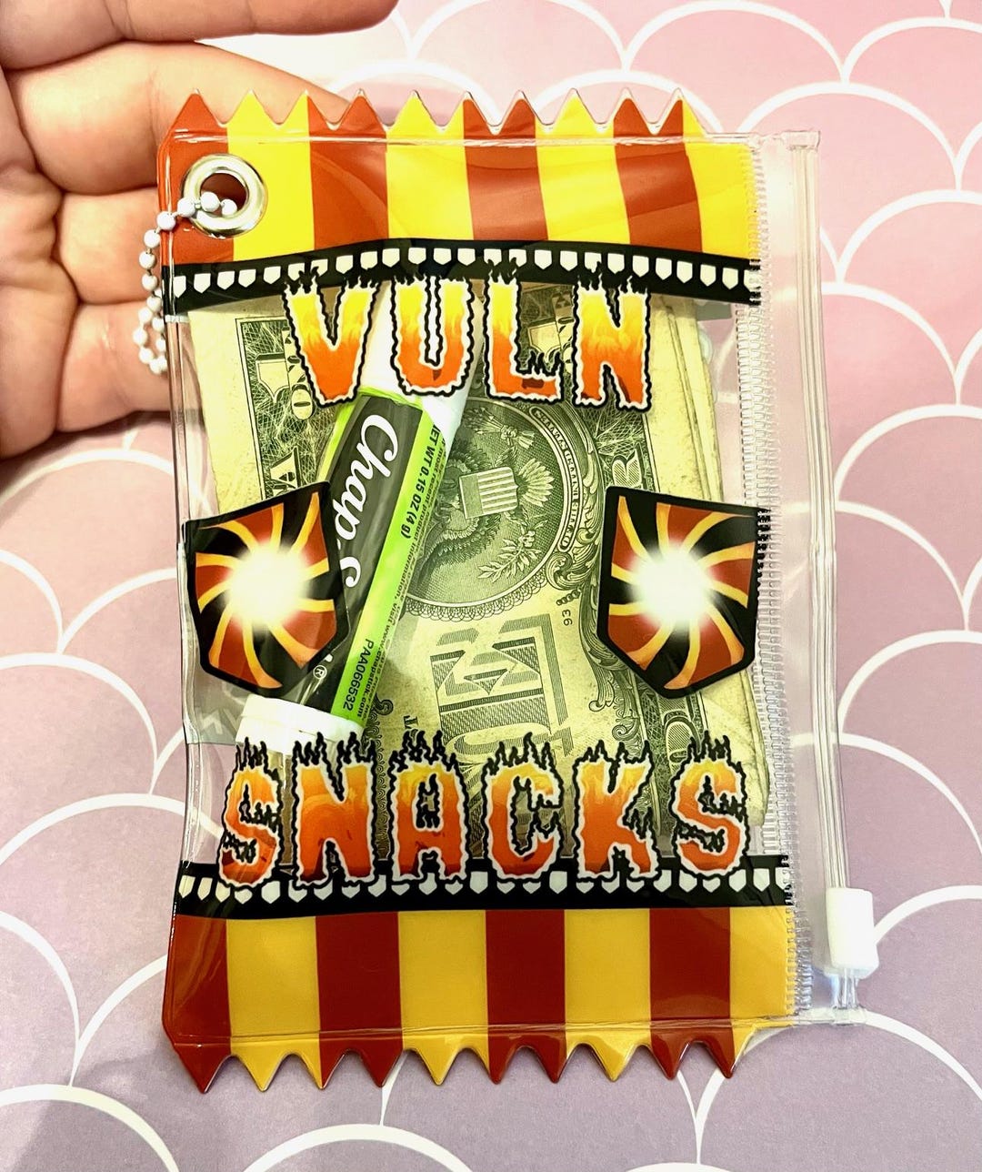 Vuln Snacks Final Fantasy FFXIV Meme Zipper Pouch Charm - Etsy