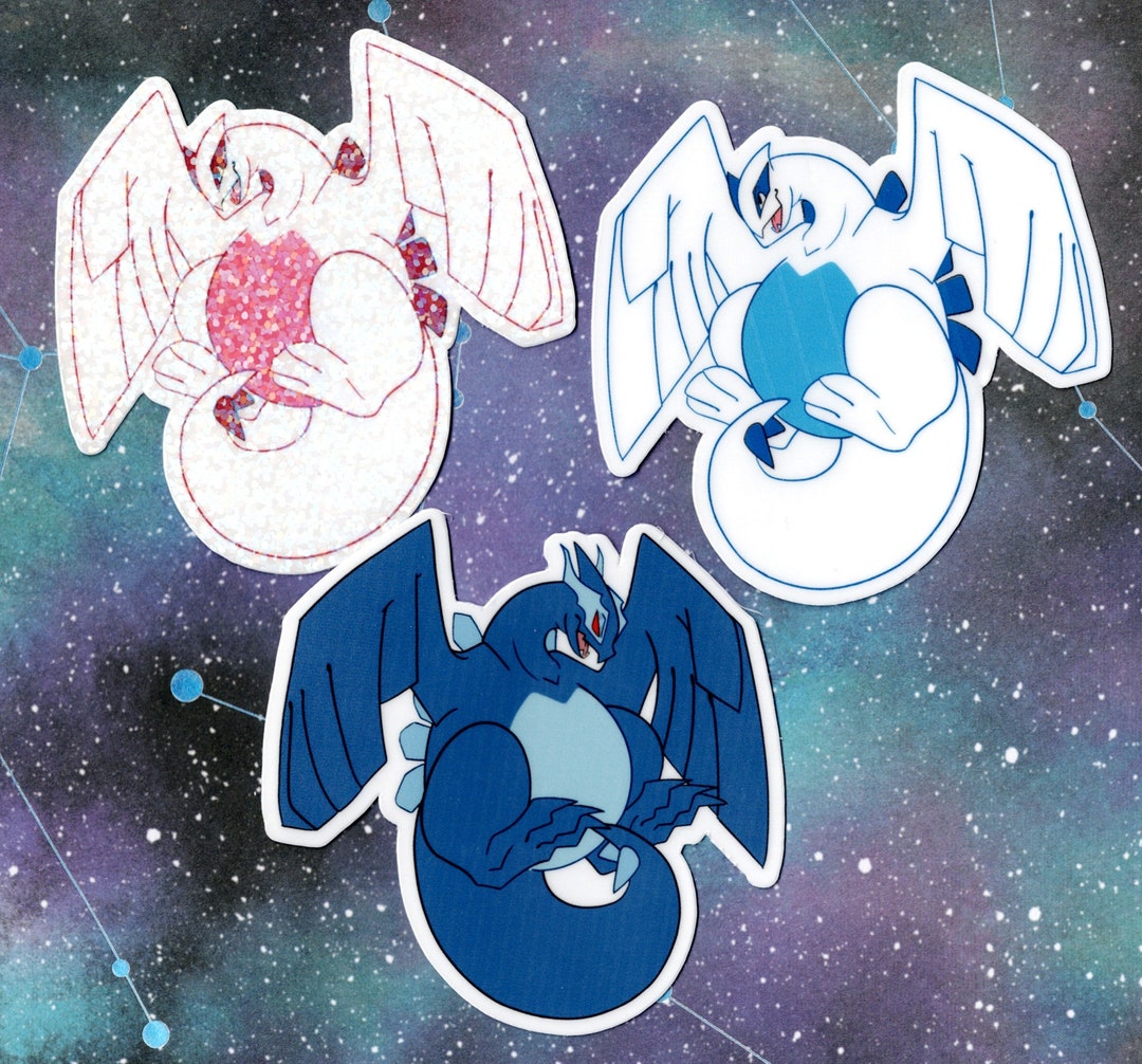Lugia + Shadow Lugia Vinyl Stickers + Holographic Shiny Alt - Etsy