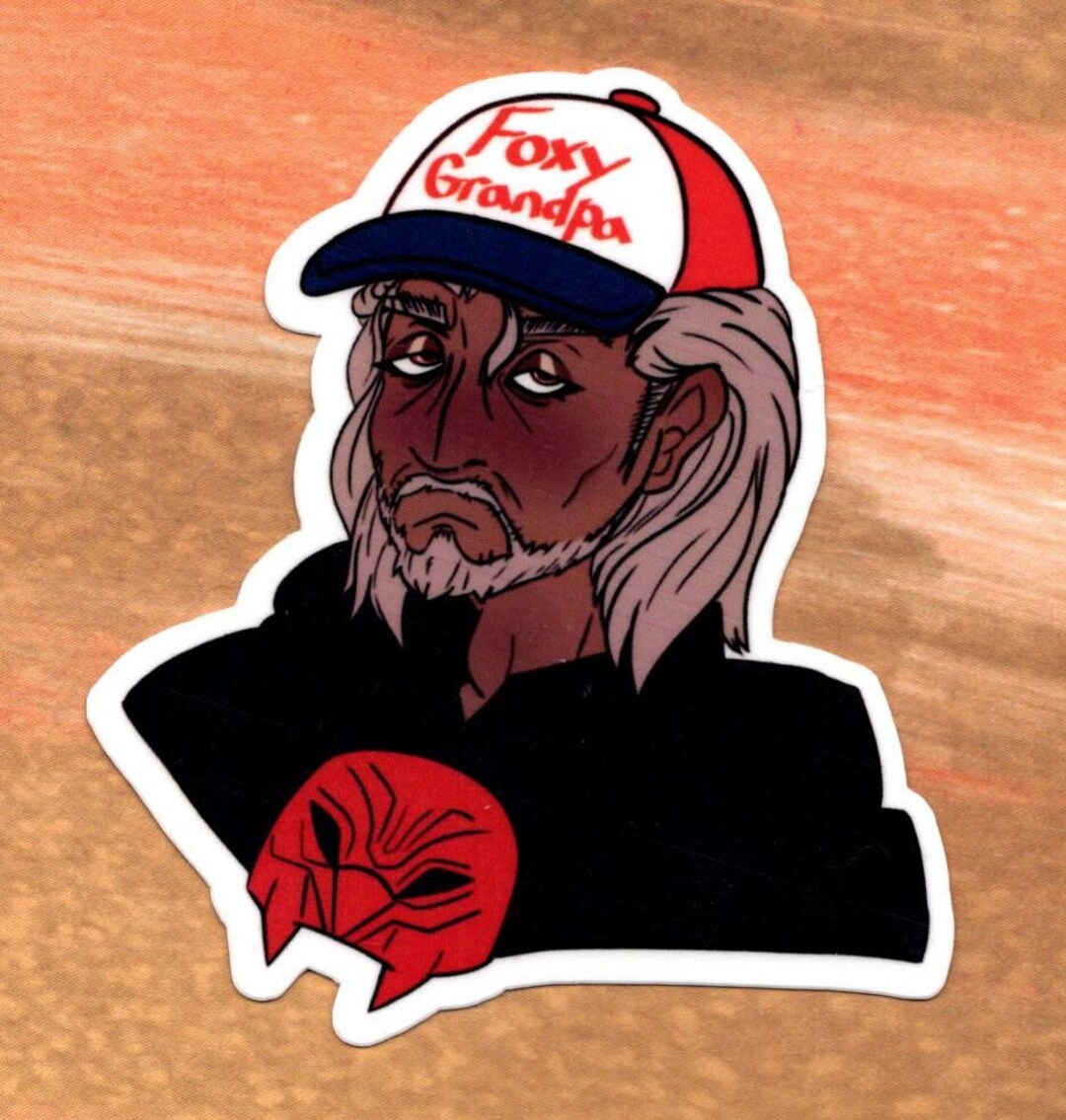 Foxy Grandpa Lahabrea FFXIV Vinyl Sticker - Etsy