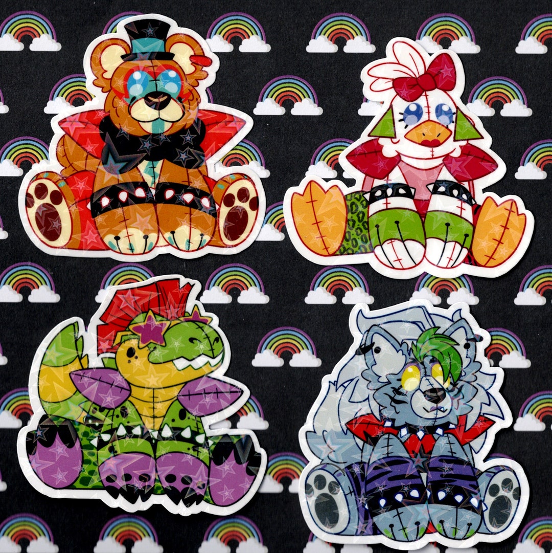 Five Nights at Freddy's Security Breach Vinyl Stickers - Etsy