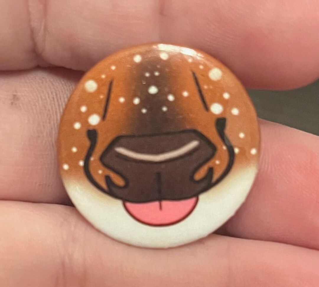 Deer Blep Furry 1.5'' Pin Buttons - Etsy
