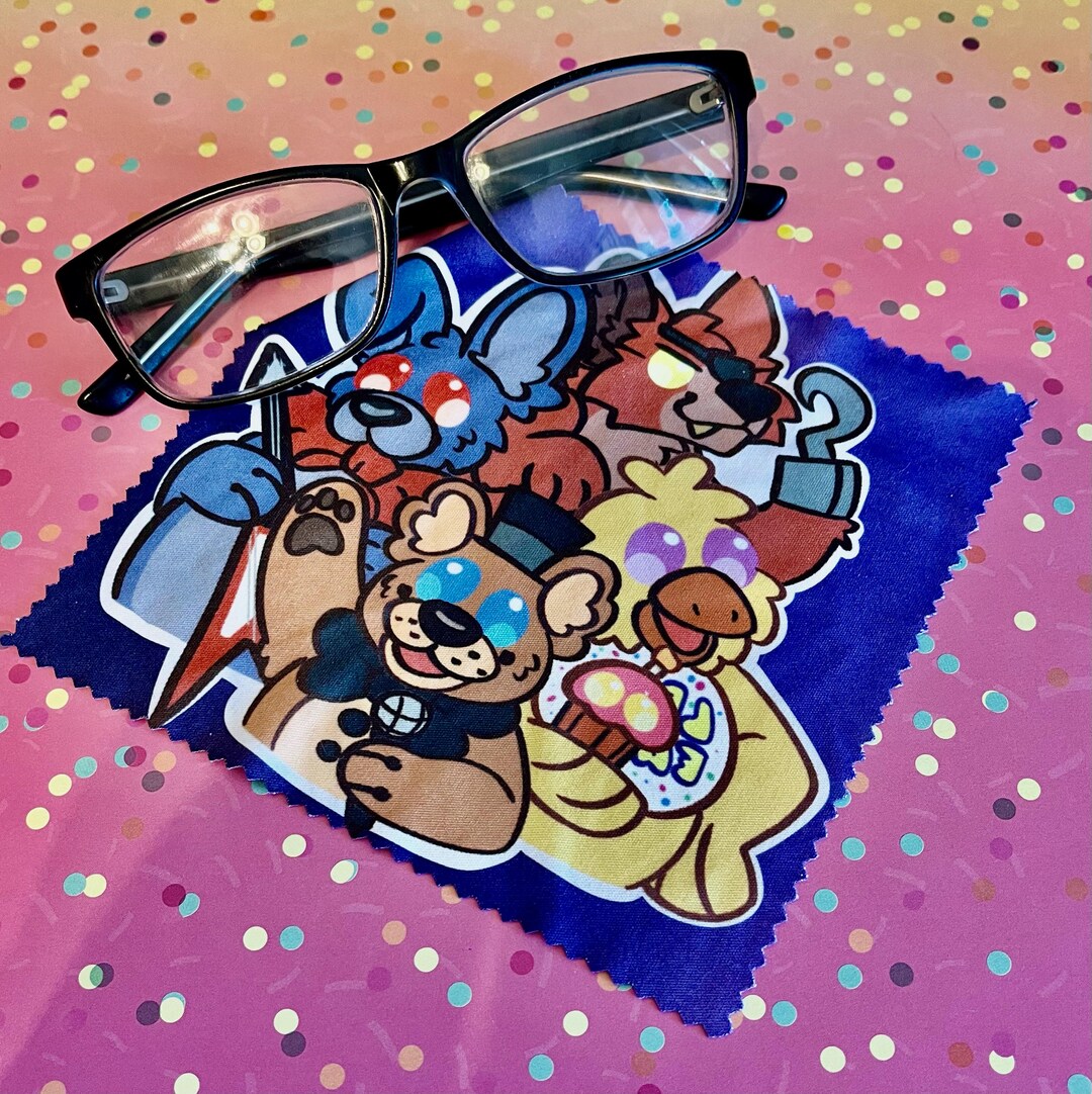 FNAF Microfiber Cleaning Cloth - Etsy